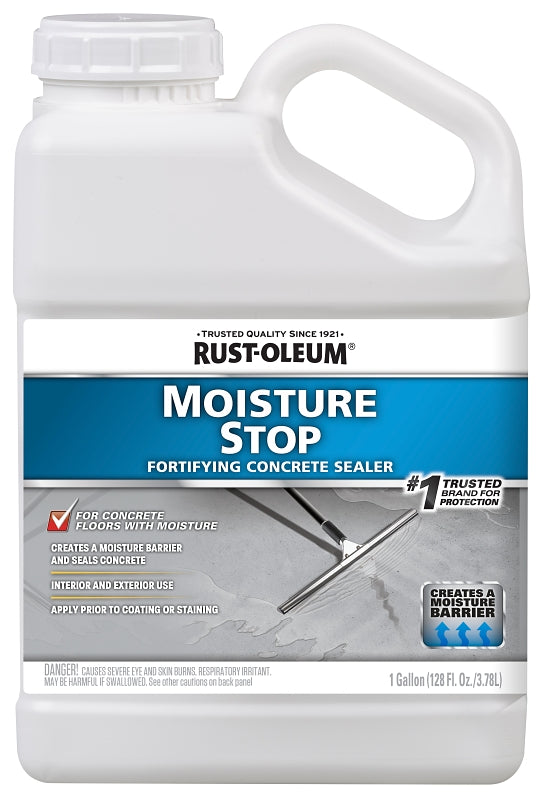 RUST-OLEUM 301239 Moisture Stop Fortifying Sealer, Clear/Low Luster, 1 ...