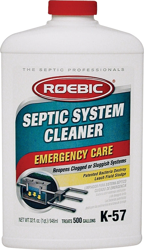 Roebic K-57 Septic System Cleaner, Liquid, Clear, 1 qt – Shell Lumber ...