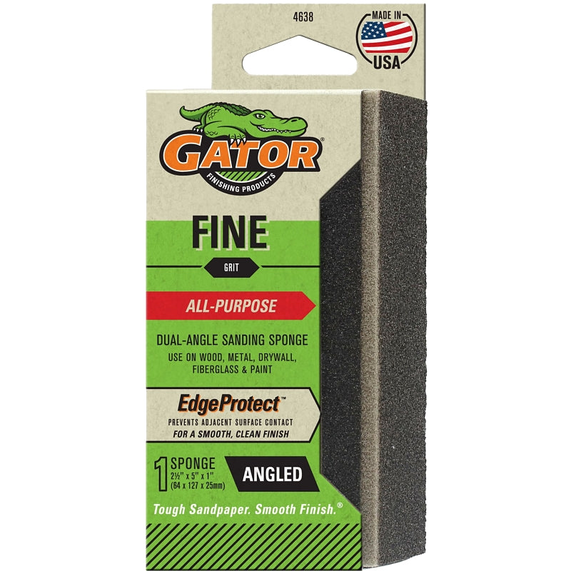 Gator 4638 Sanding Sponge, 5 in L, 2-1/2 in W, Fine – Shell Lumber and ...