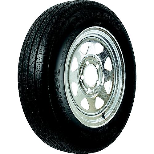 Loadstar Bias Tire and Wheel (Rim) Assembly KR25 ST145/R-12 5-Hole 8 P ...