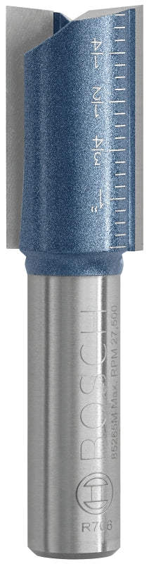 Bosch 85265MC Router Bit, 3/4 in Dia Cutter, 1-1/4 in L Cutting, 2-7/8 ...