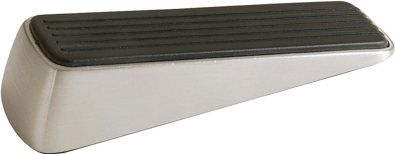 Shepherd Hardware 3314 Wedge Door Stop, Rubber, Satin Nickel – Shell ...