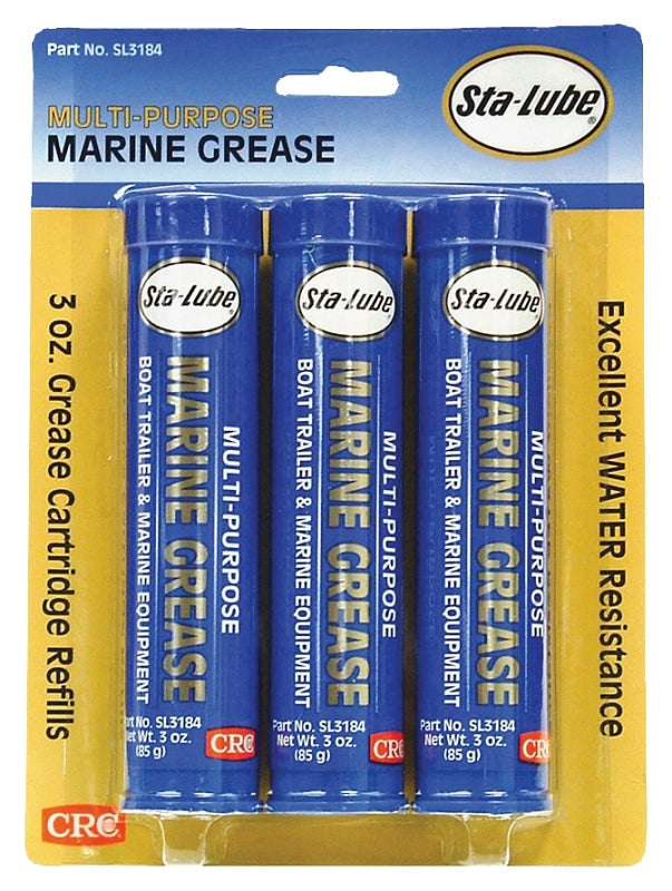 Sta-Lube SL3184 Marine Grease, 3 oz Cartridge, Blue – Shell Lumber and ...