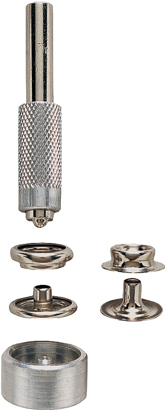 General 1265 Snap Fastener Kit, Solid Brass, Nickel – Shell Lumber and ...