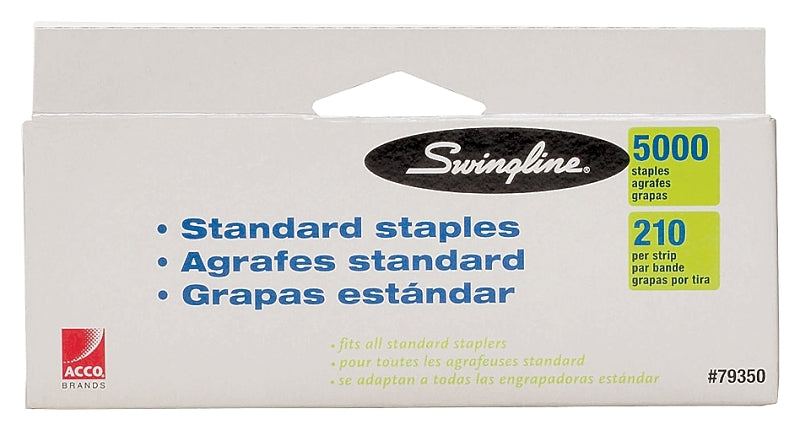 Swingline S7079350R Standard Staple, 1/4 in L Leg, Pack of 6 – Shell ...
