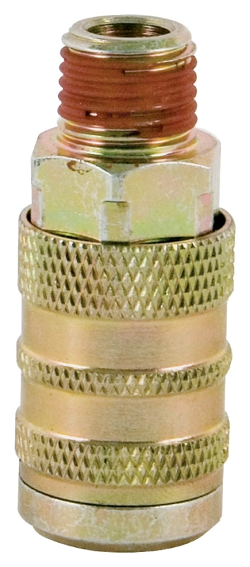 Bostitch IC-14M Hose Coupler, 1/4 x 1/4 in, MNPT, Steel, Plated – Shell ...