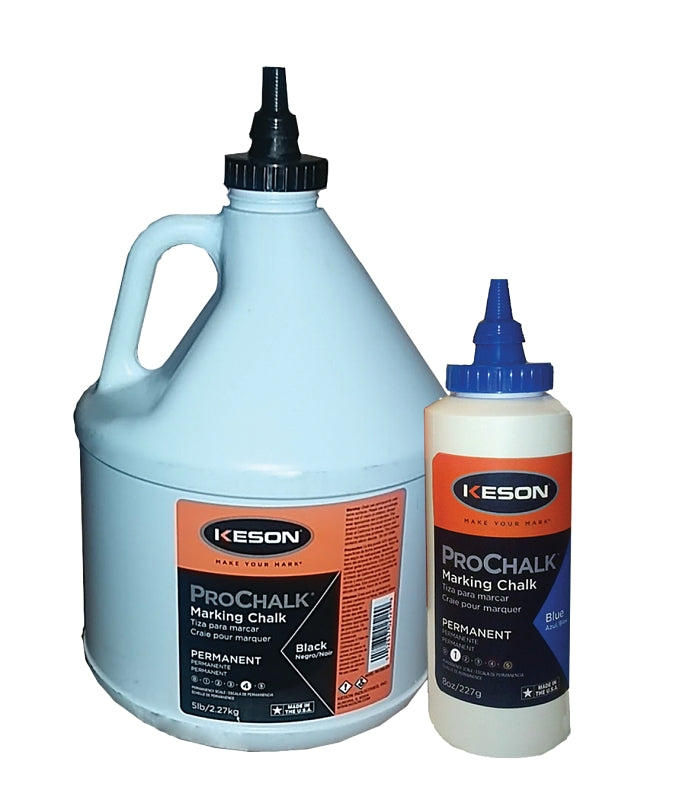 Keson PROCHALK Series 105BLACK Marking Chalk, Black – Shell Lumber and ...
