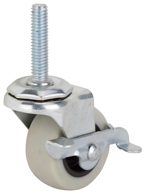 ProSource JC-N07-G Swivel Caster with Brake, 2 in Dia Wheel, 2 in W Wh ...