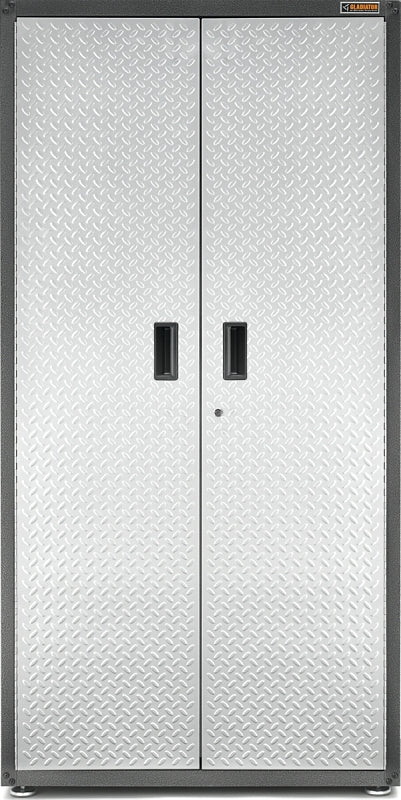 Gladiator GAJG36FDYG Gear Box, 300 lb, 3-Shelf, Steel, Silver Tread ...