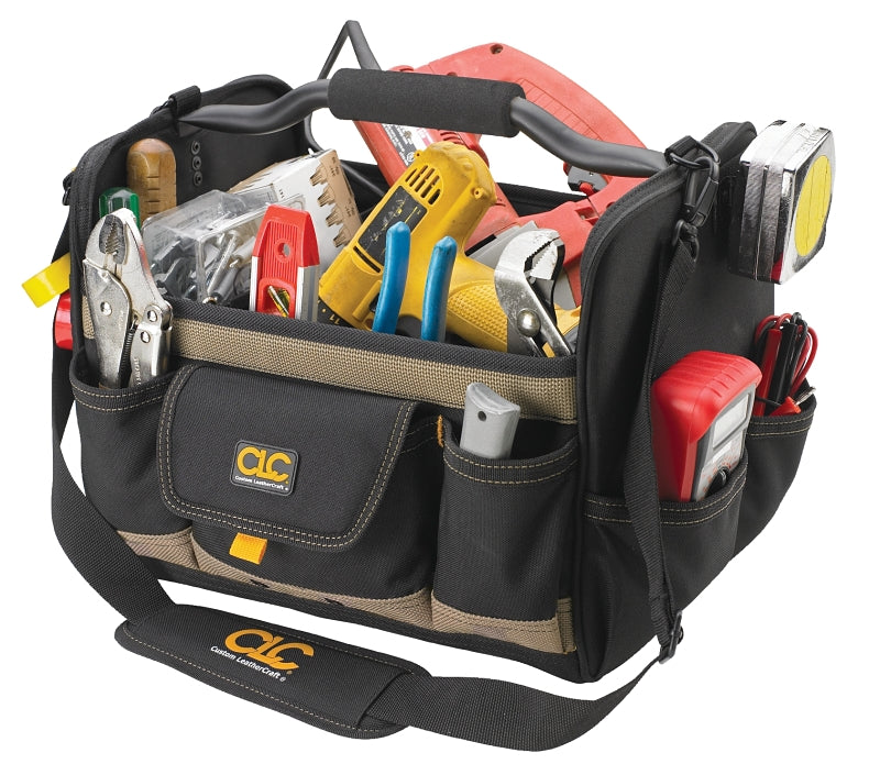 CLC Tool Works Series 1578 Open Top Tool Bag, 11 in W, 11 in D, 14 in ...