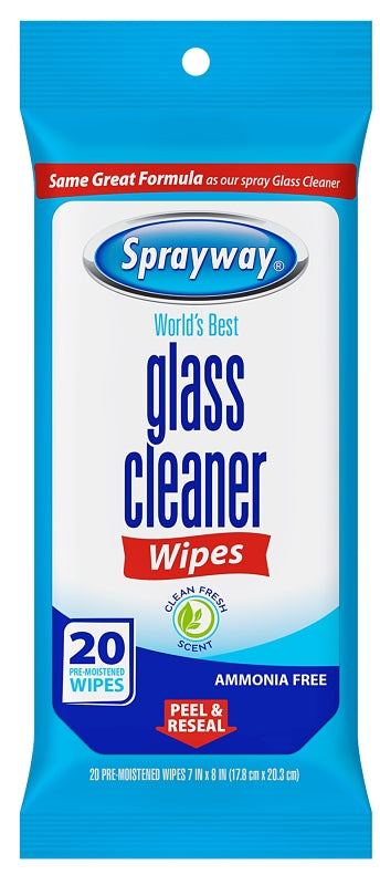 Sprayway COLORmaxx SW199R Cleaning Wipe, 20 ct Pouch, Liquid – Shell ...