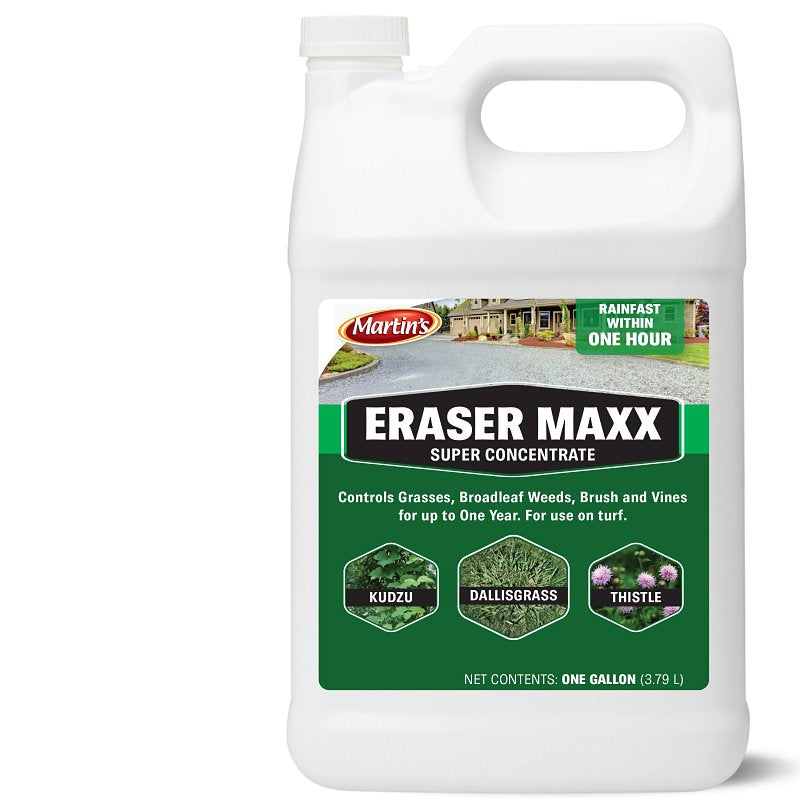 Martin's ERASER MAX 82002489 Weed Killer, Liquid, Clear Yellow, 1 gal ...
