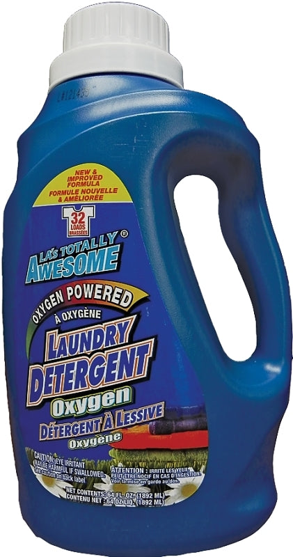 LA's TOTALLY AWESOME 234 Laundry Detergent, 64 oz, Powder, Pack of 8 ...