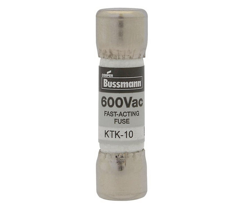 Bussmann KTK-25 Fast Acting Fuse, 25 A, 600 V, 100 kA Interrupt, Melam ...