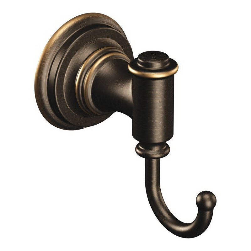 Moen Ellsworth Series DN9103BRB Robe Hook, 30 lb, 1-Hook, Zinc, Medite ...