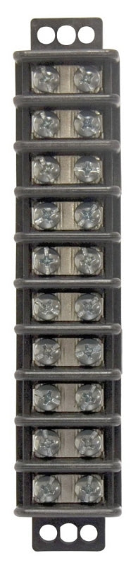 Gardner Bender GTB-410 Terminal Block, 600 V, 30 A, 10 -Pole, 2 -Row ...