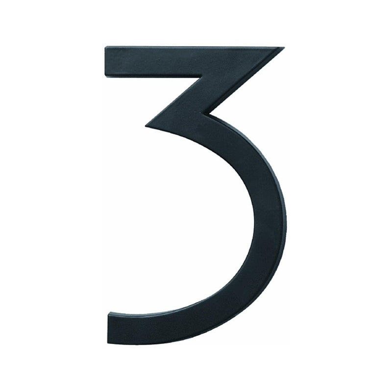 Hy-Ko FM-6 Architectural Series FM-6/3 House Number, Character: 3, 6 i ...