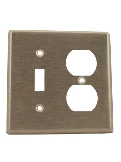 Leviton 84005 Combination Wallplate, 4-1/2 in L, 2-3/4 in W, Standard ...