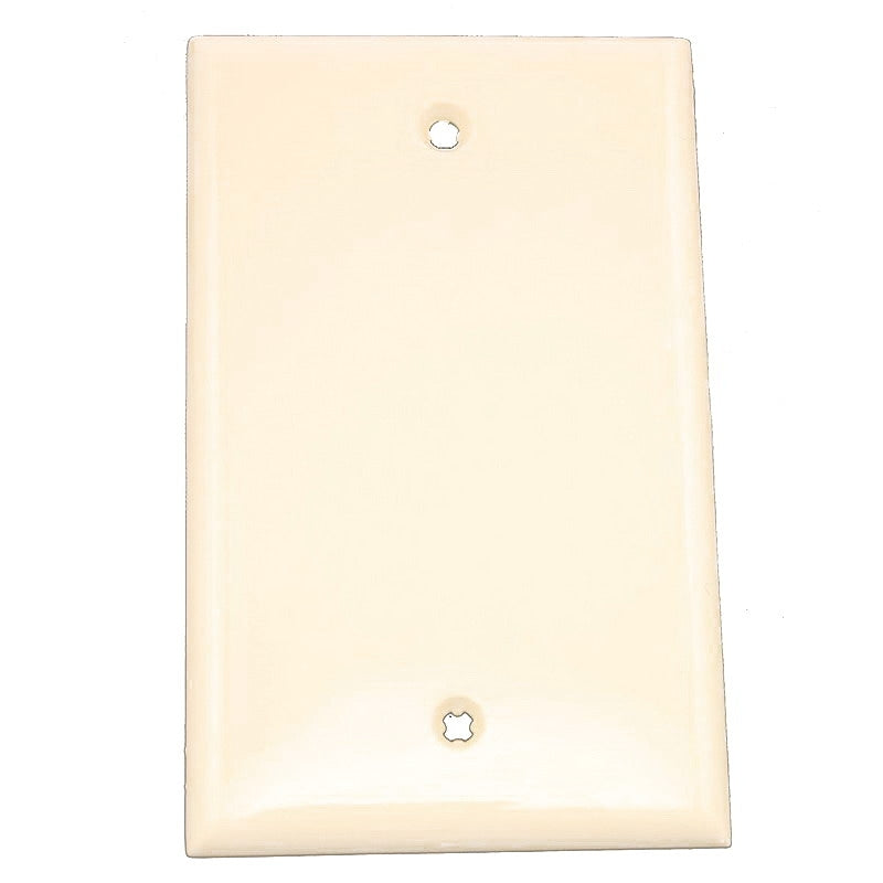 Leviton 80514-T Blank Wallplate, 3-1/8 in L, 4-7/8 in W, 1/4 in Thick ...