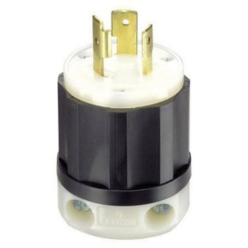 Leviton 021-02311-0PB Electrical Plug, 2 -Pole, 20 A, 125 V, NEMA: NEM ...