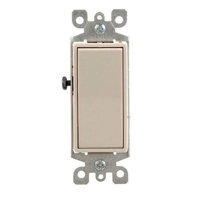 Leviton R59-05604-2TS Rocker Switch with Ground Screw, 15 A, 120/277 V ...