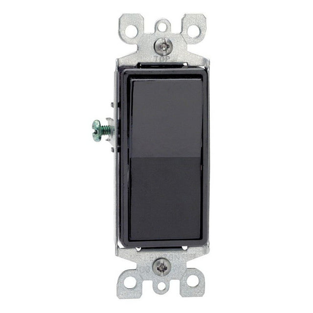 Leviton R65-05601-2ES Rocker Switch with Ground Screw, 15 A, 120/277 V ...