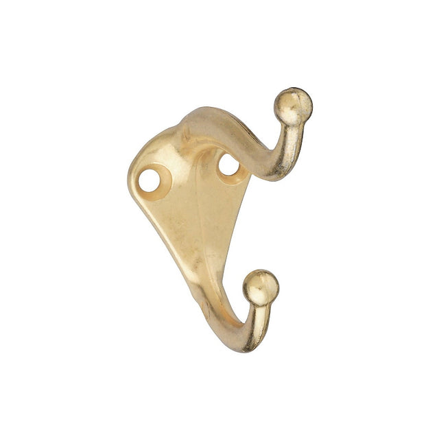 National Hardware V160 Series N154-575 Coat and Hat Hook, 35 lb, 2-Hoo ...