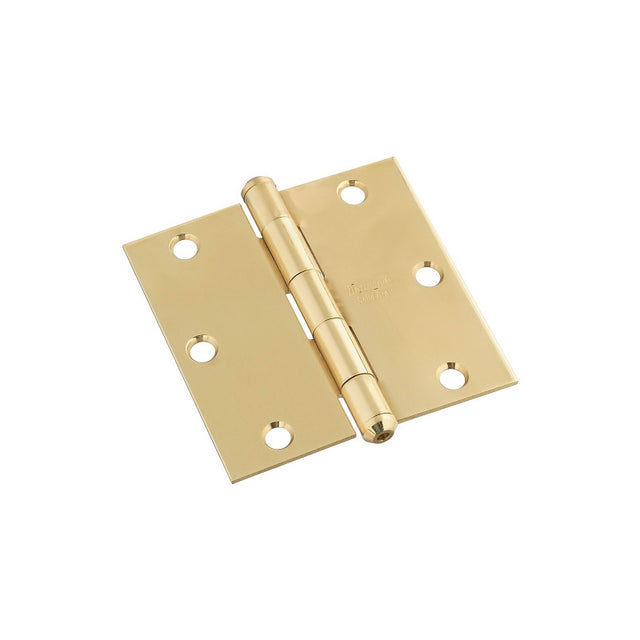 National Hardware N195-685 Square Corner Door Hinge, 3-1/2 in H Frame ...