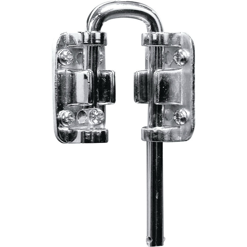 Prime-Line U 9846 Sliding Door Lock, 1-1/8 in L x 2 in W x 2 in H Dime ...