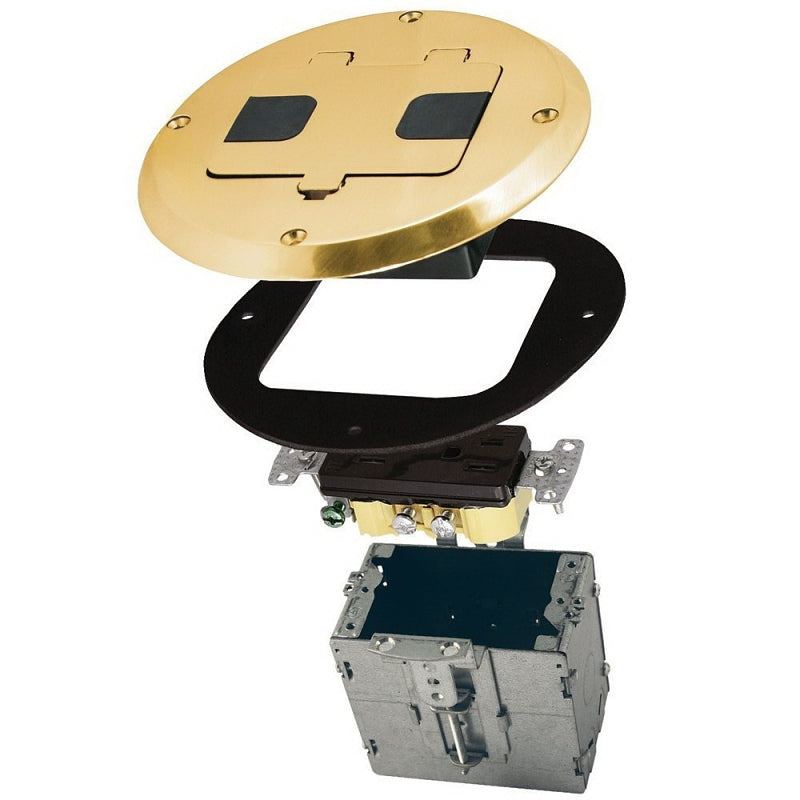 Raco 6239BP Box Kit, 5-13/16 in W, 5-5/8 in D, 5-15/16 in H, 1-Gang, S ...