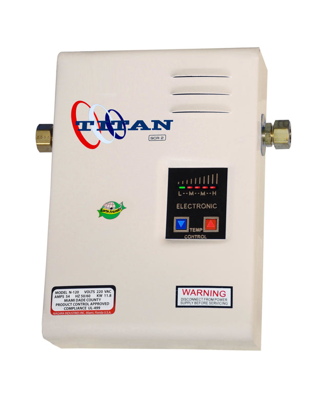 Titan Electronic Digital Tankless Water Heater Model #N-85. – Shell ...