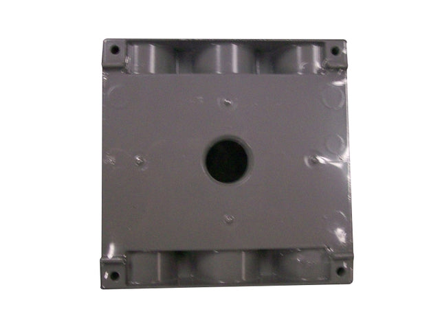 Teddico/Bwf TGB-57V Outlet Box, 2-Gang, 7-Knockout, 7-1/2 in, Metal, G ...