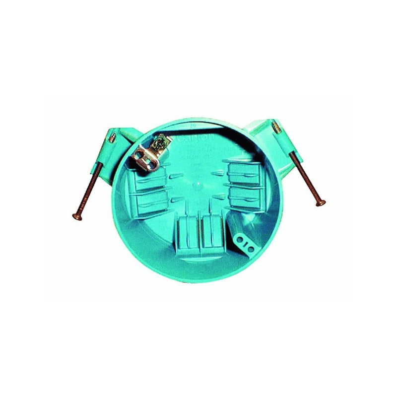 Carlon B520PR-UPC Ceiling Box, 4 in W, 4 in D, 2-1/4 in H, Polycarbona ...