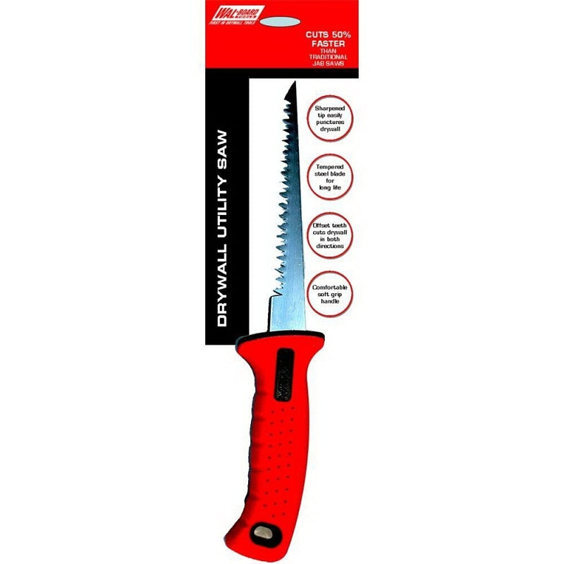 Wallboard Tool 04-030 Drywall Utility Saw, 6 in L Blade, HCS Blade, 3 ...
