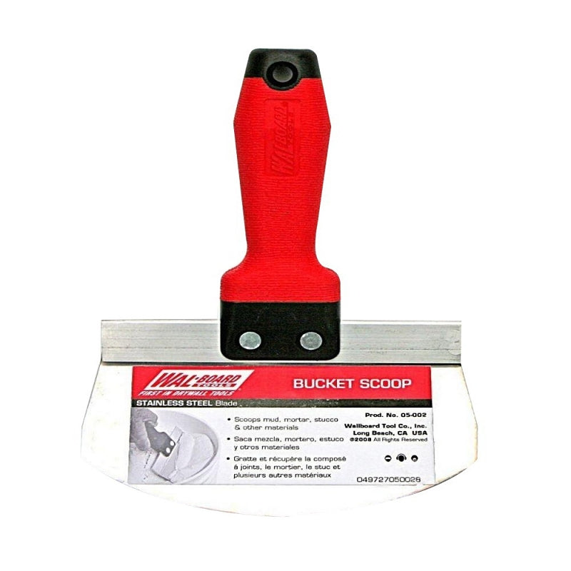 Wallboard Tool 05-002 Bucket Scoop, 6-1/2 in W Blade, 3 in L Blade, St ...