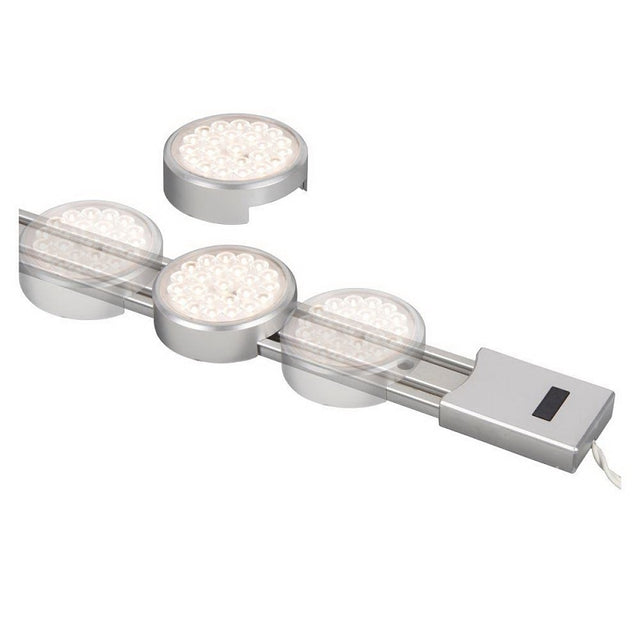 Westek LSBADJ24KBCC Under Cabinet Track Light Kit, 120 V, 1.68 W, 1-La ...
