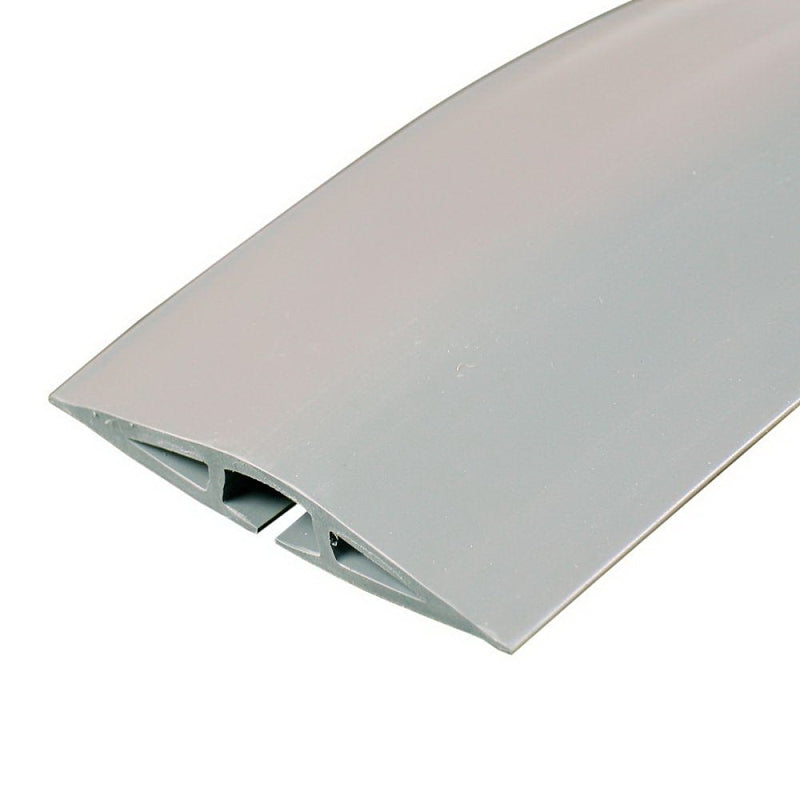 Wiremold CDG-15 Cord Protector, 15 ft L, 2-1/2 in W, Rubber, Gray ...