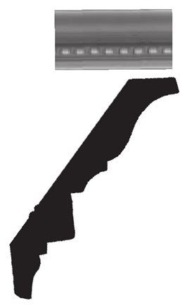 4-1/4 In. Primed Finger Joint Dentil Crown – Shell Lumber and Hardware